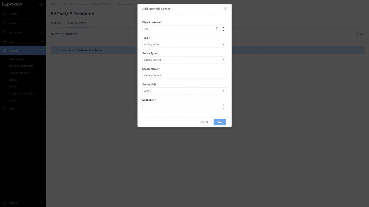 BACnet and Modbus Support, Improved Access Policies and User Management - Hyperview