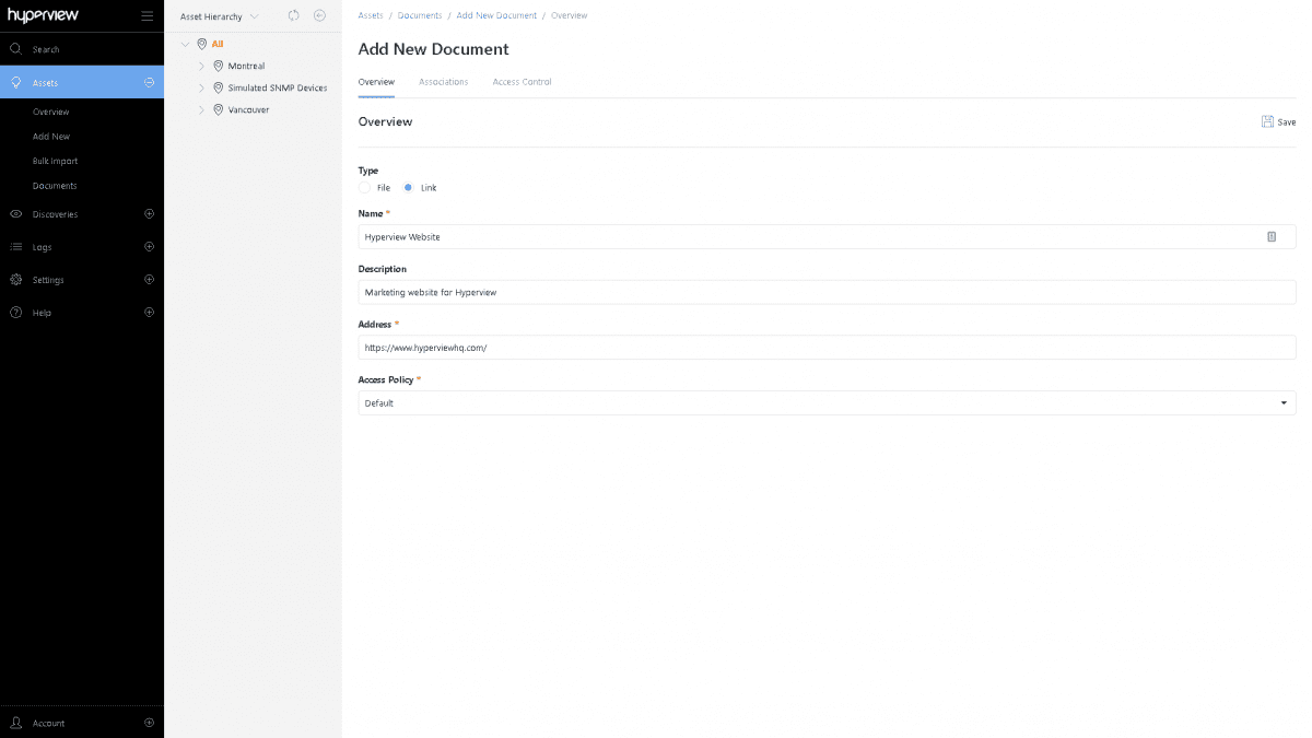 Document Management, Manual Sensors, and More - Hyperview