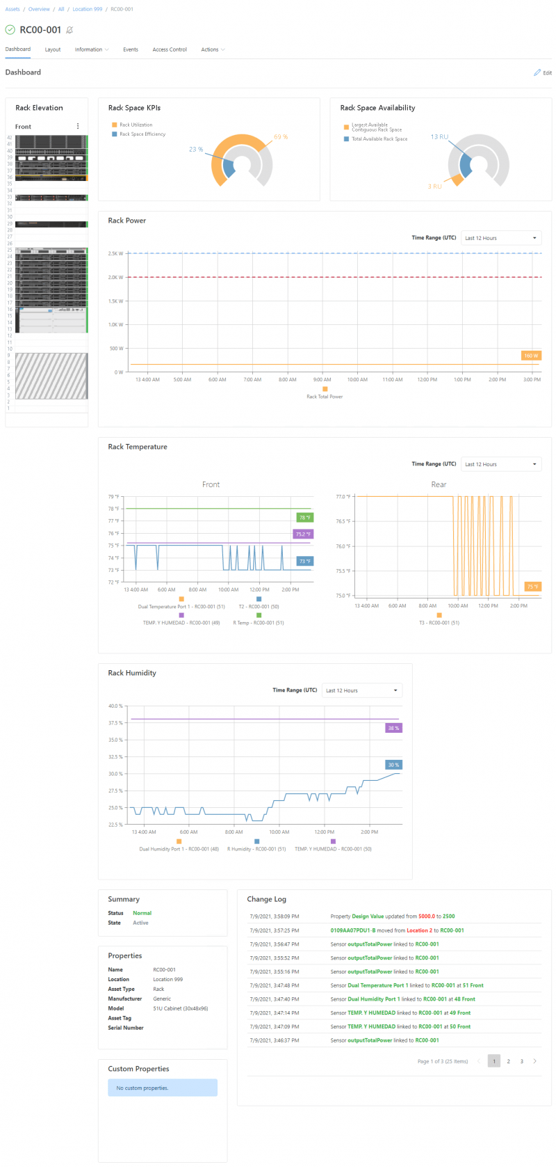 Cloud-based Data Center Infrastructure Management (DCIM) Software