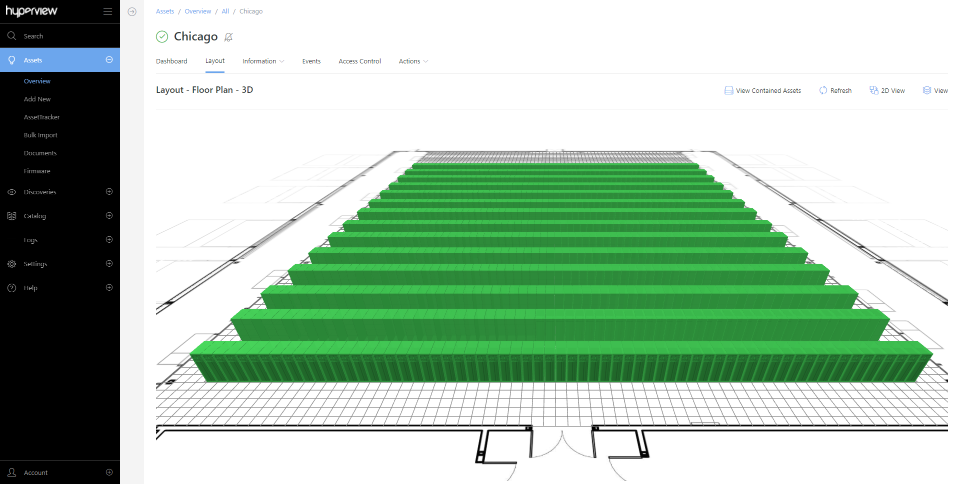 3D Data Center View and Rack Dashboard Enhancements - Hyperview