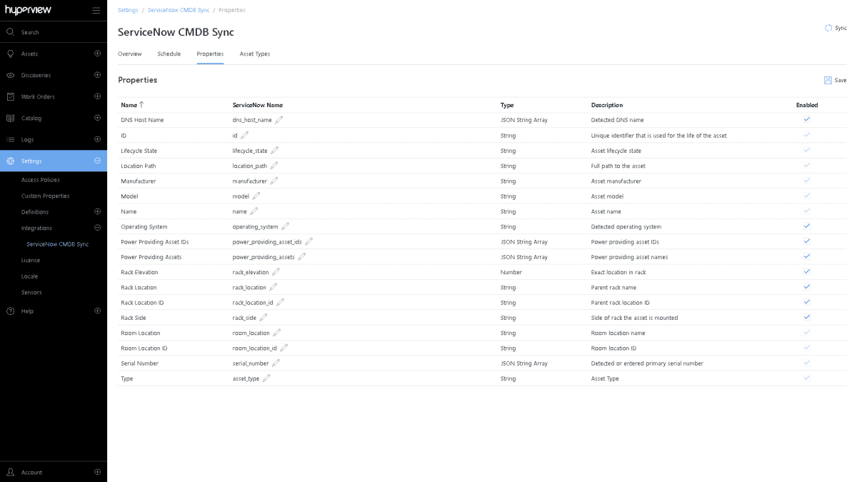 New Fire and Safety Icons and ServiceNow CMDB Sync Enhancements - Hyperview